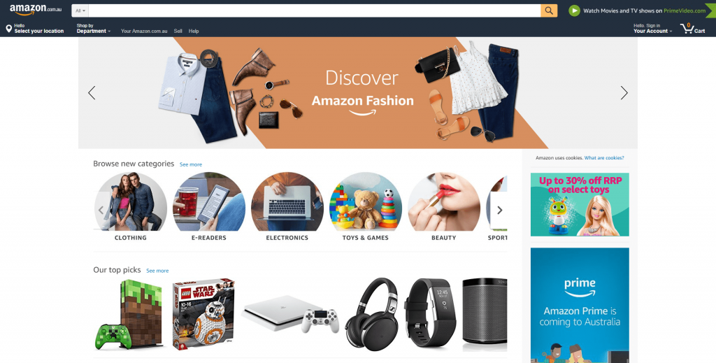 Amazon Australia was released today and it has... Implications ...
